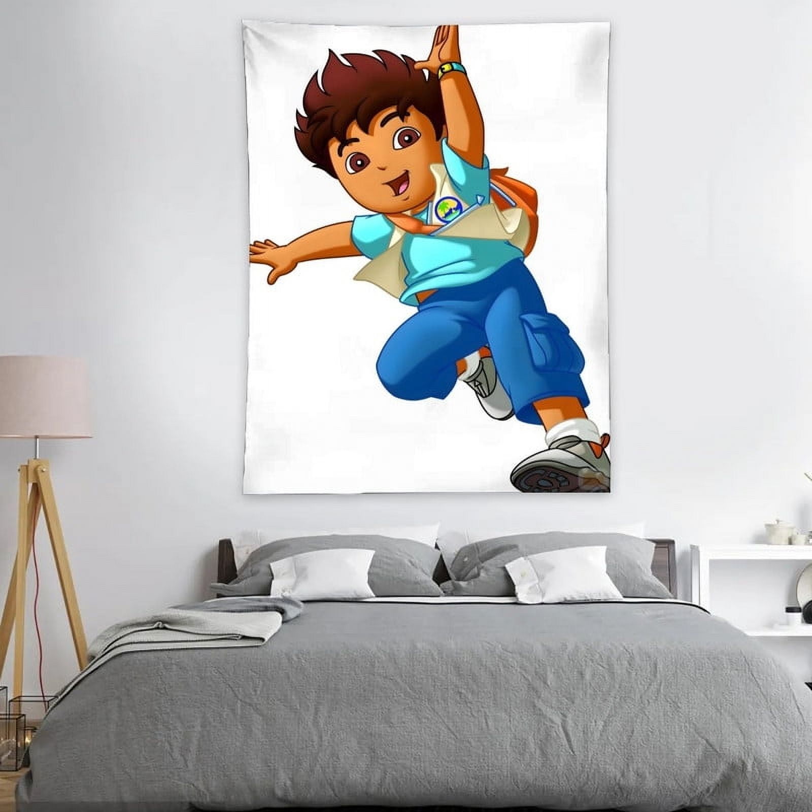 Go Diego Go tapestry 40 x 60 inches with vivid colors realistic details ...