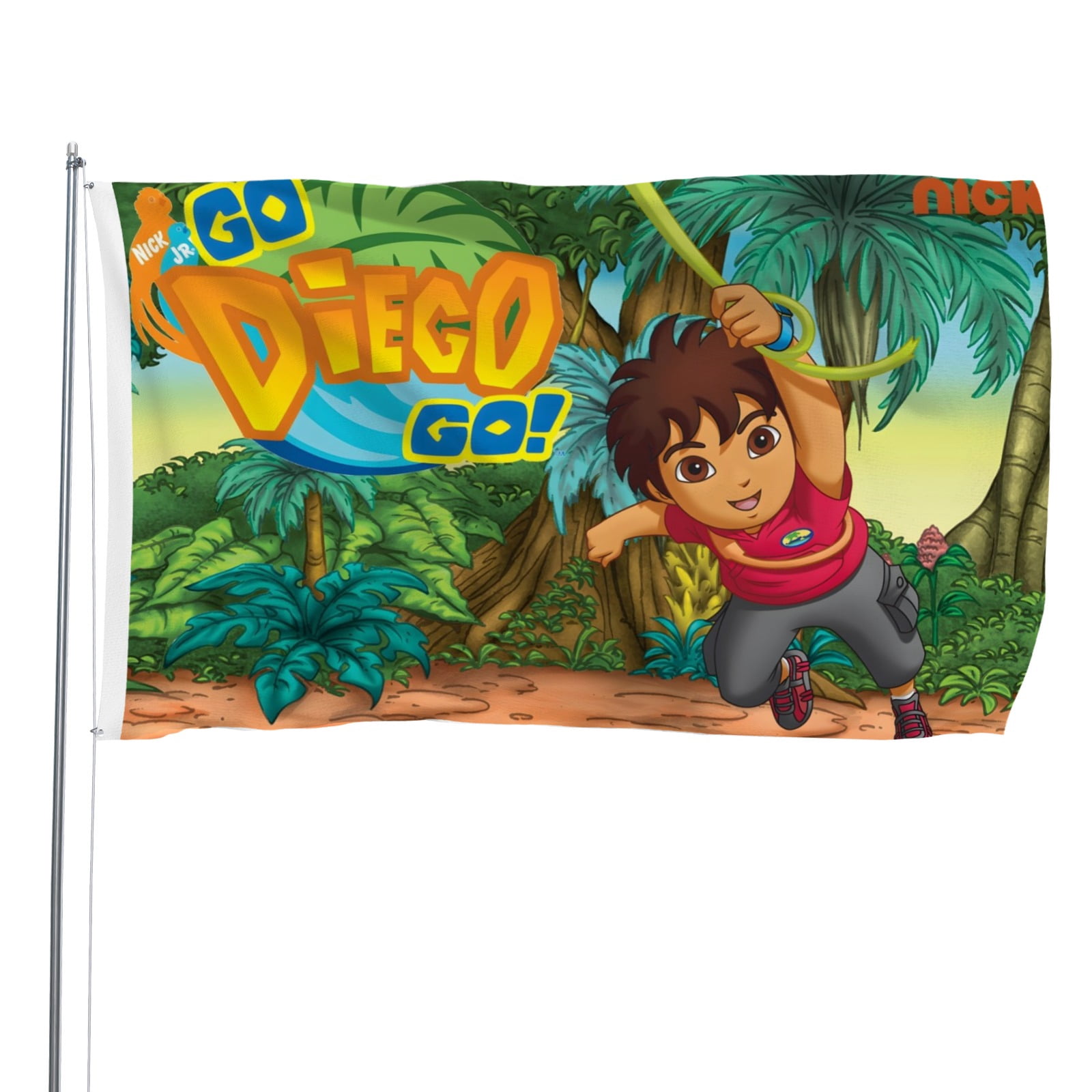 Go Diego Go-themed Printed Flag Perfect gift for fans, friends, and ...