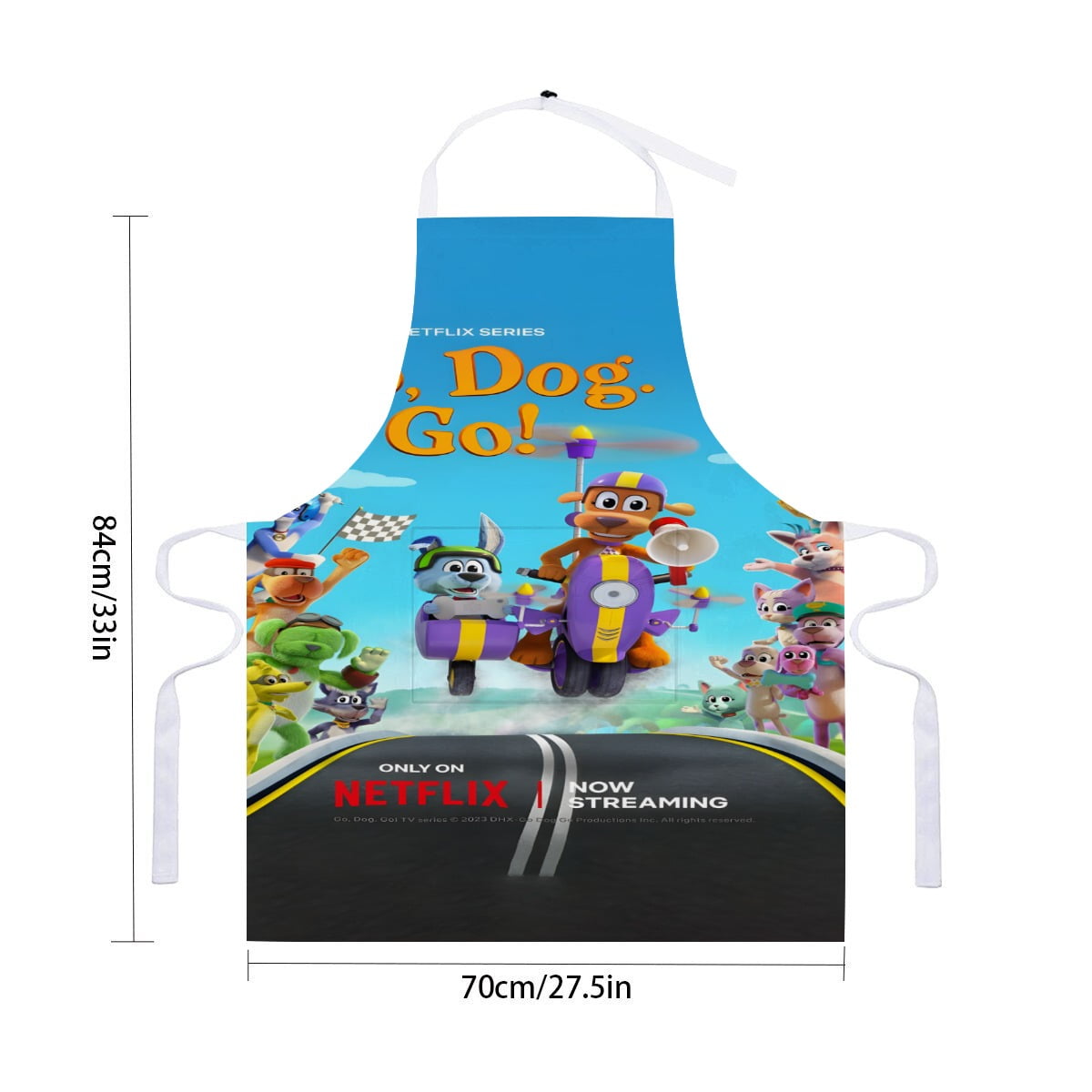 Go Dog Go apron, waterproof with pockets, suitable for adult daily ...