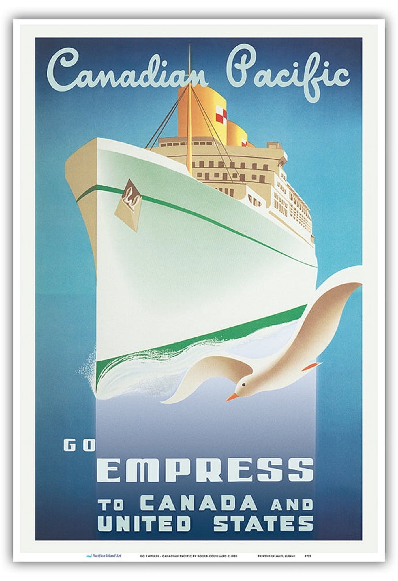 Go Empress - To Canada and United States - Canadian Pacific - Vintage ...
