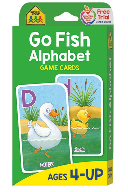 Go Fish Alphabet: Game Cards (Revised edition) (Hardcover) - Walmart.com