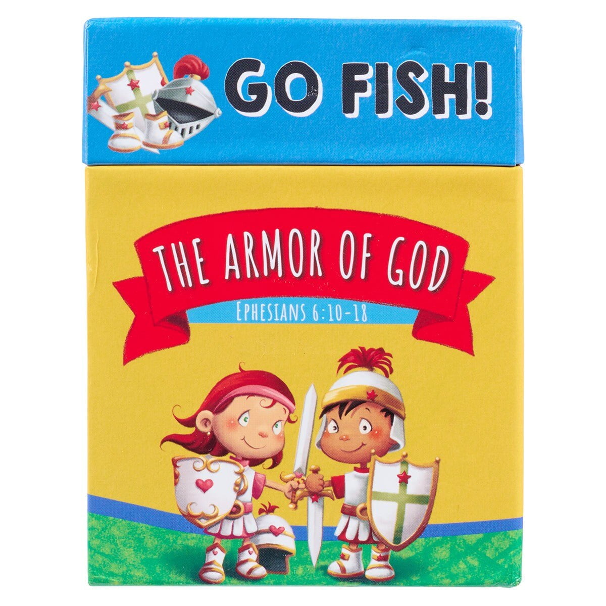 Go Fish! The Armor of God Card Game, 48 Double-Sided Cards, Ages 5-8 ...