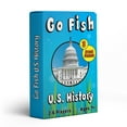 KosoGames Go Fish US History Teen Laminated Playing 52-Card Deck Card ...