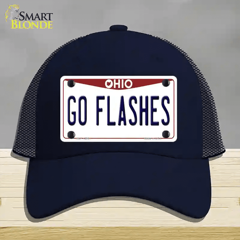 Go Flashes Novelty License Plate Hat Mesh Navy - Walmart.com