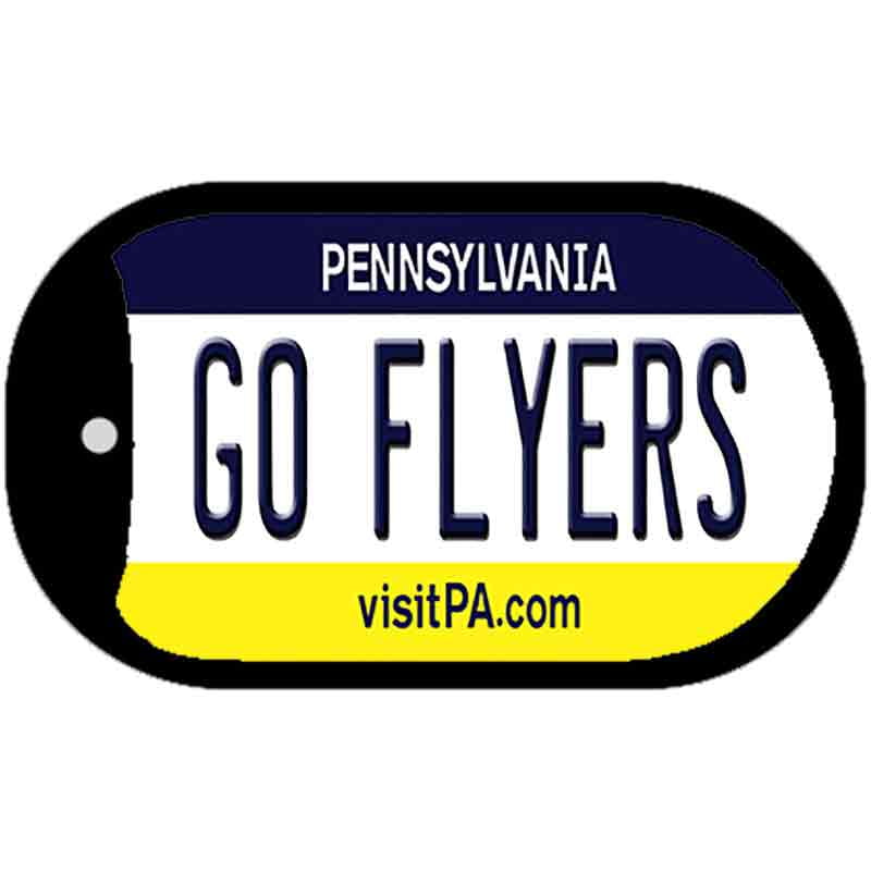 Go Flyers Novelty Metal Dog Tag Necklace DT-13501 2" x 1" Dog Tag (DT) - Walmart.com