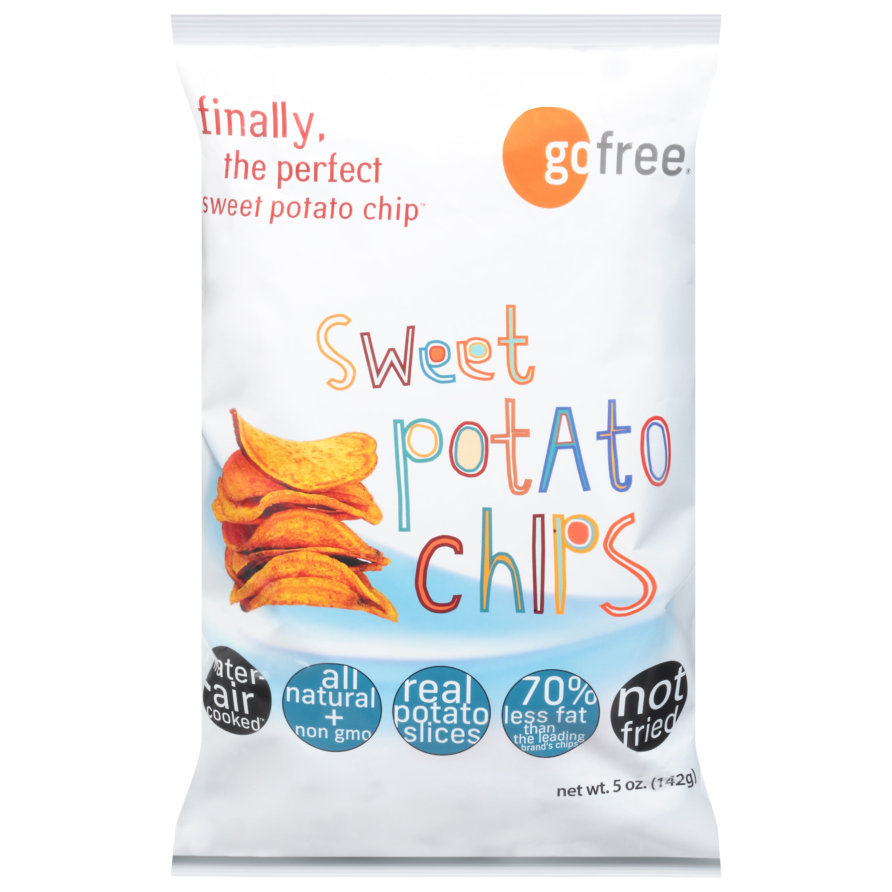 Go Free Sweet Potato Chips 5 oz (Pack of 12) - Walmart.com