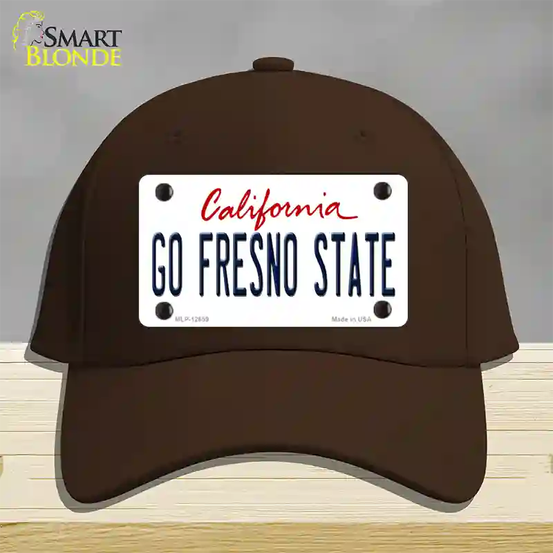 Go Fresno State Novelty License Plate Hat Cotton Dark Brown - Walmart.com