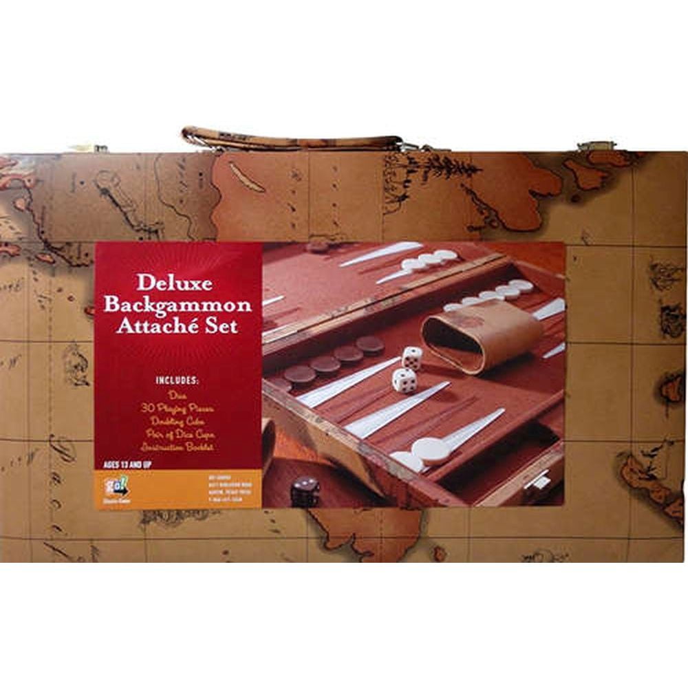 Go! Games, Deluxe Backgammon Attache Set - Walmart.com