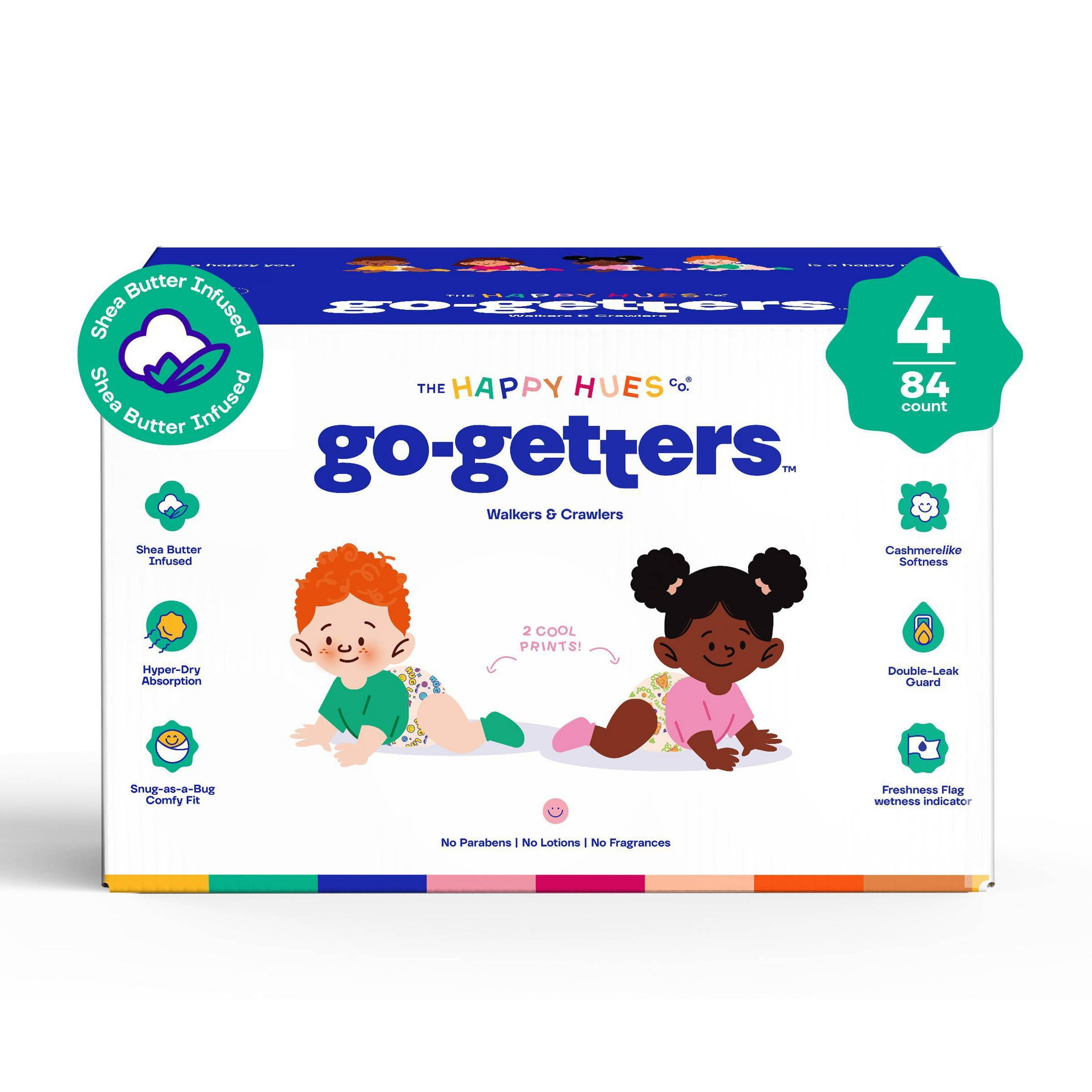 Go-Getters Disposable Diapers - Size 4 - 84ct - Walmart.com