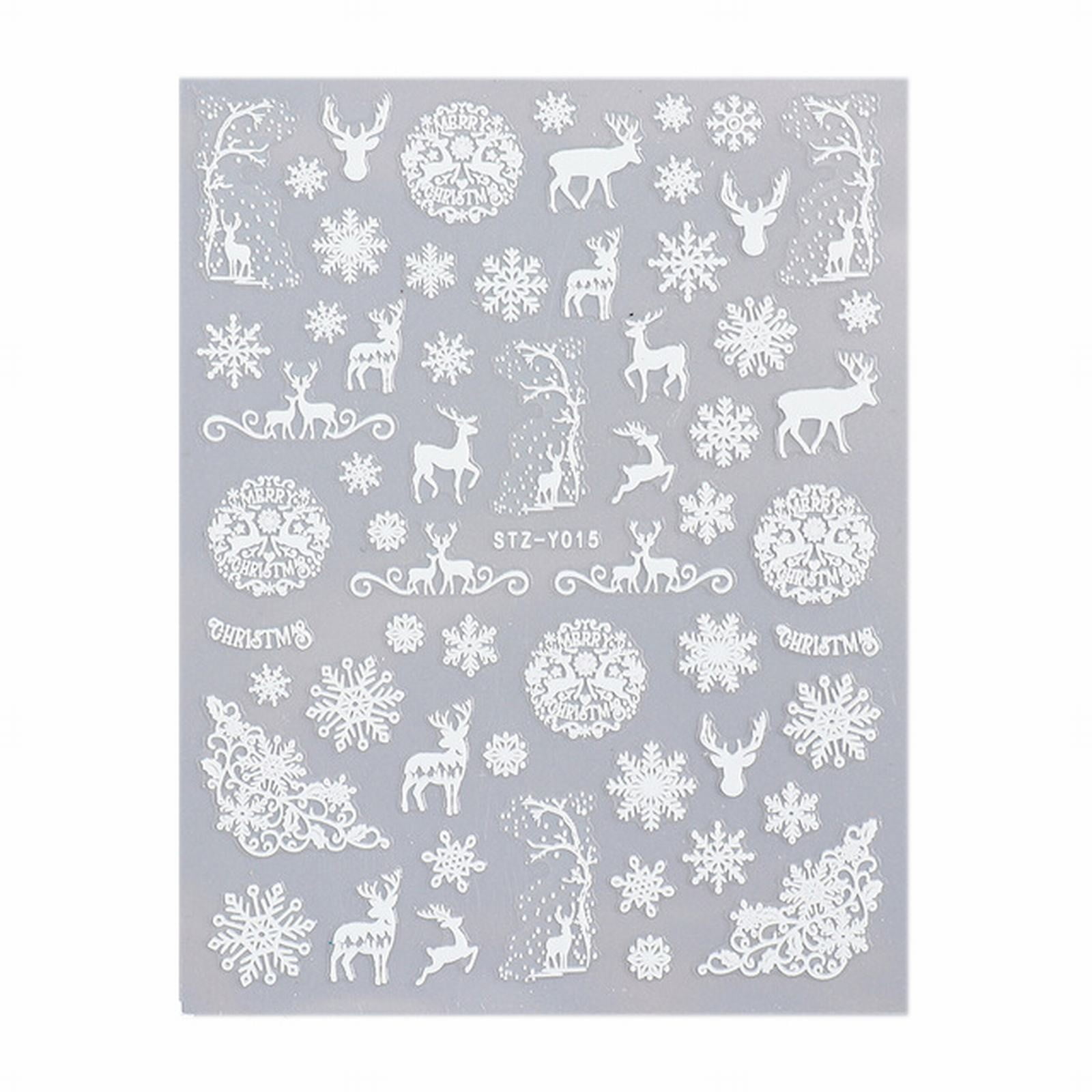 Go Glam Nail Stamper for Girls Nail Stickers Luminous Christmas Series ...