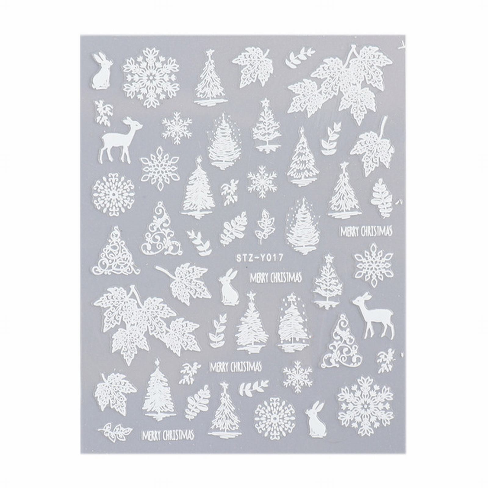 Go Glam Nail Stamper for Girls Nail Stickers Luminous Christmas Series ...