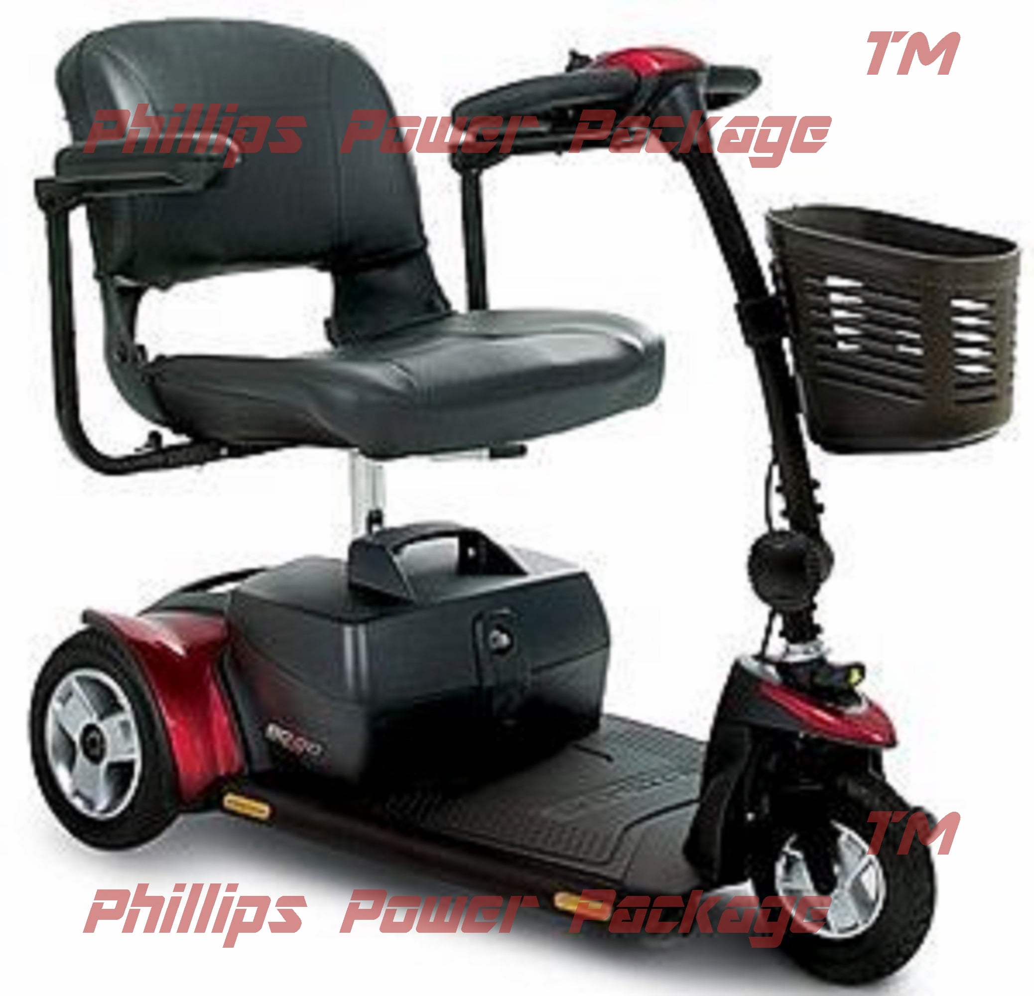 Go-Go Elite Traveller 3-wheel Scooter-Red-18AH Battery - Walmart.com