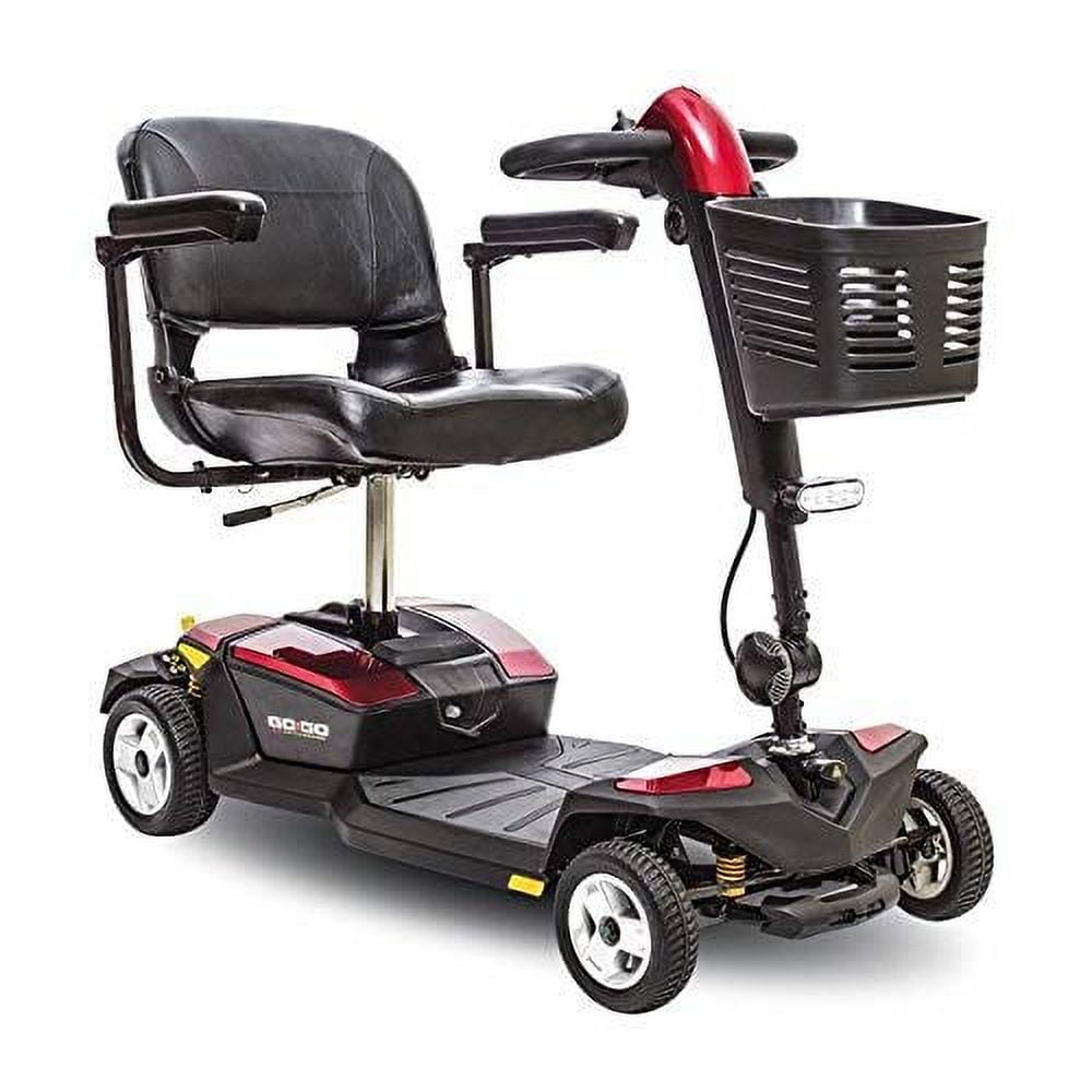 Pride Mobility Go-Go Traveller Elite Plus 4-Wheel Scooter, Red ...