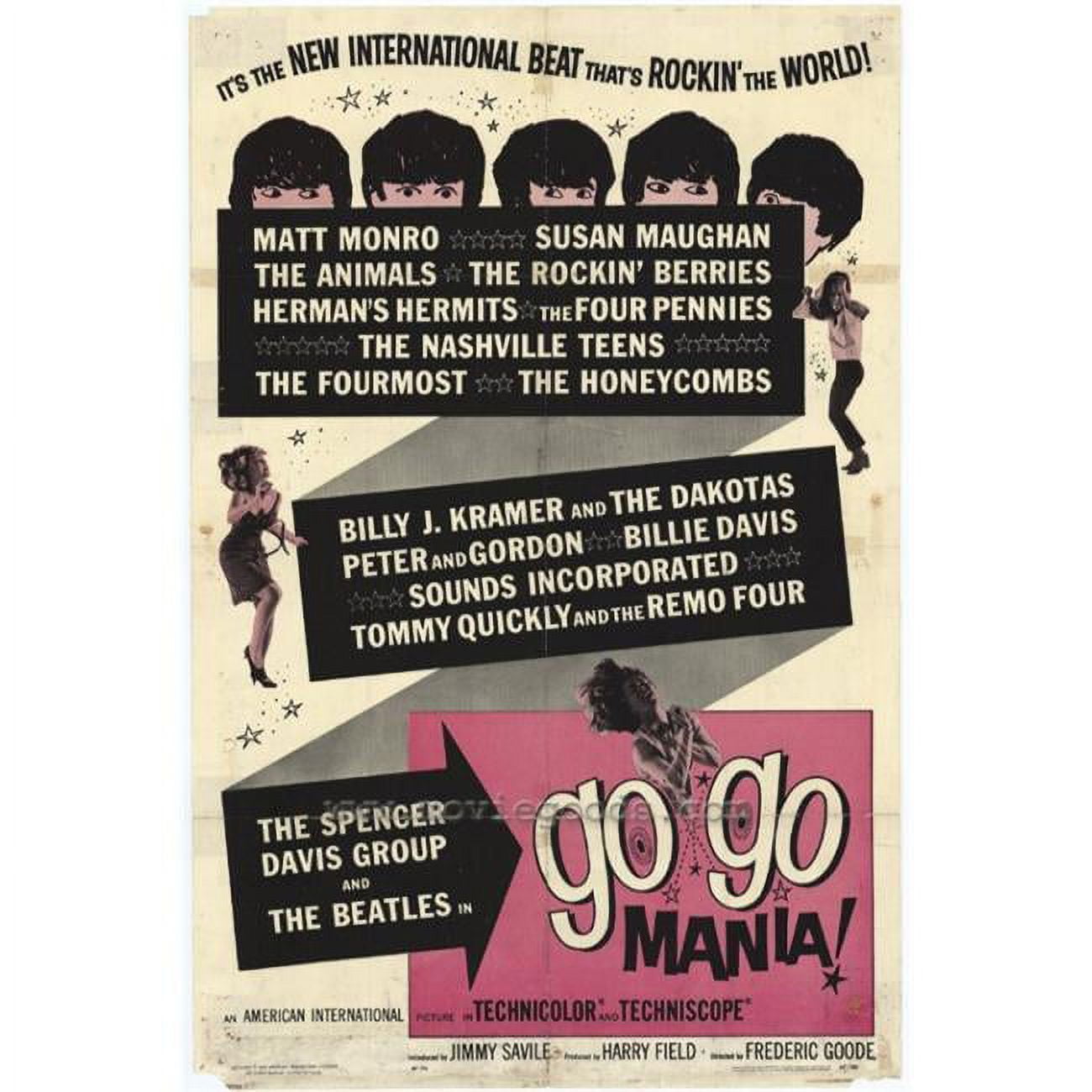 Go-Go Mania Movie Poster - 27 x 40 in. - Walmart.com