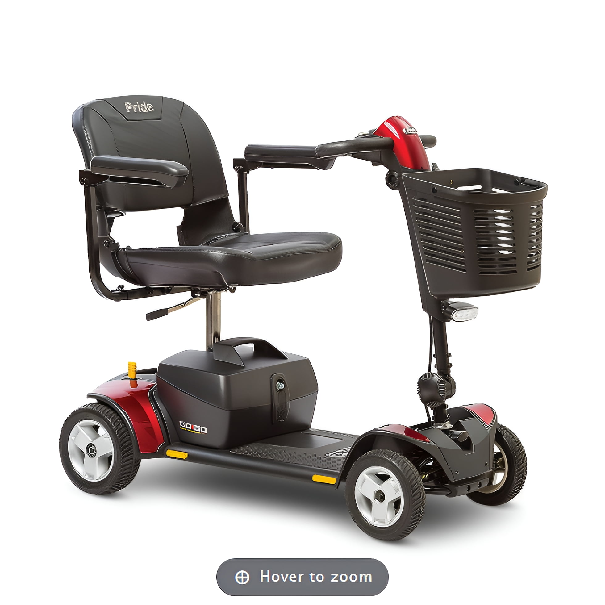 Pride Go-Go Elite Plus 4-Wheel Mobility Scooter, FDA Class II Medical ...