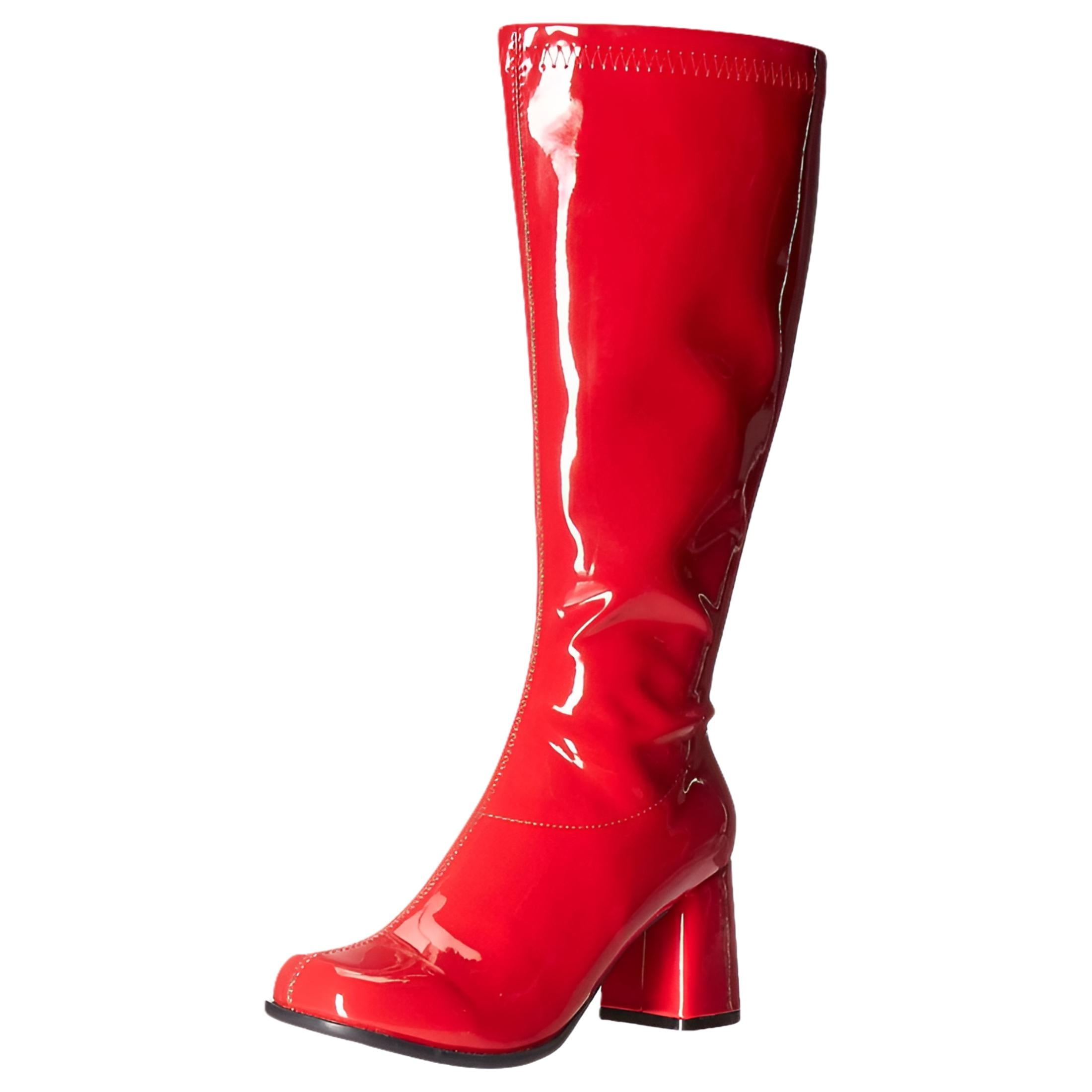 Go Go Womens Red Knee High Boots sz 9 - Walmart.com