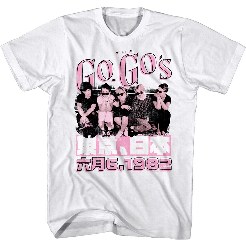 Go-Go's Japan Tour 1982 Men's T Shirt New Wave LA Band Pop Concert ...