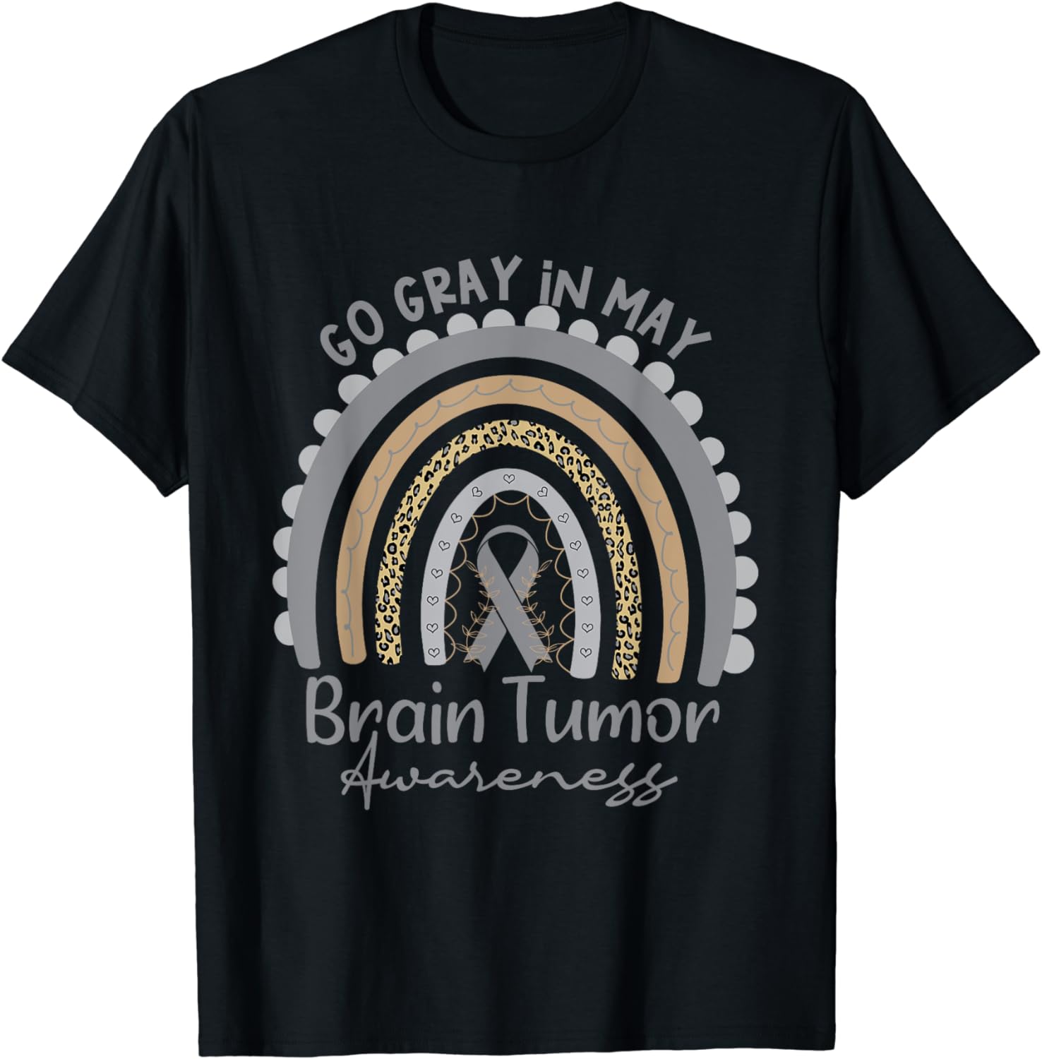 Go Gray In May Brain Tumor Awareness Month T-Shirt - Walmart.com