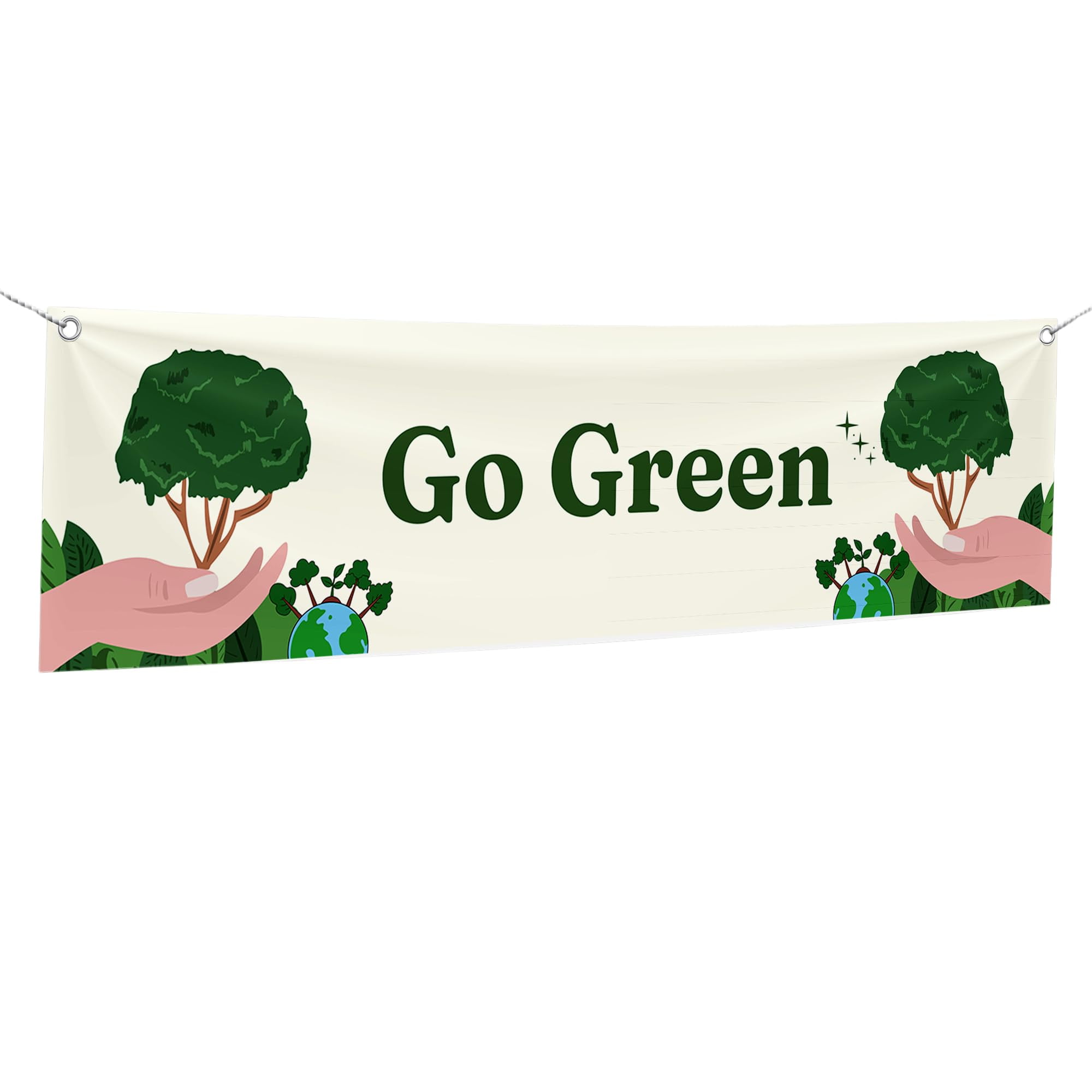 Go Green Large Banners and Signs for Outdoor by DreamController ...