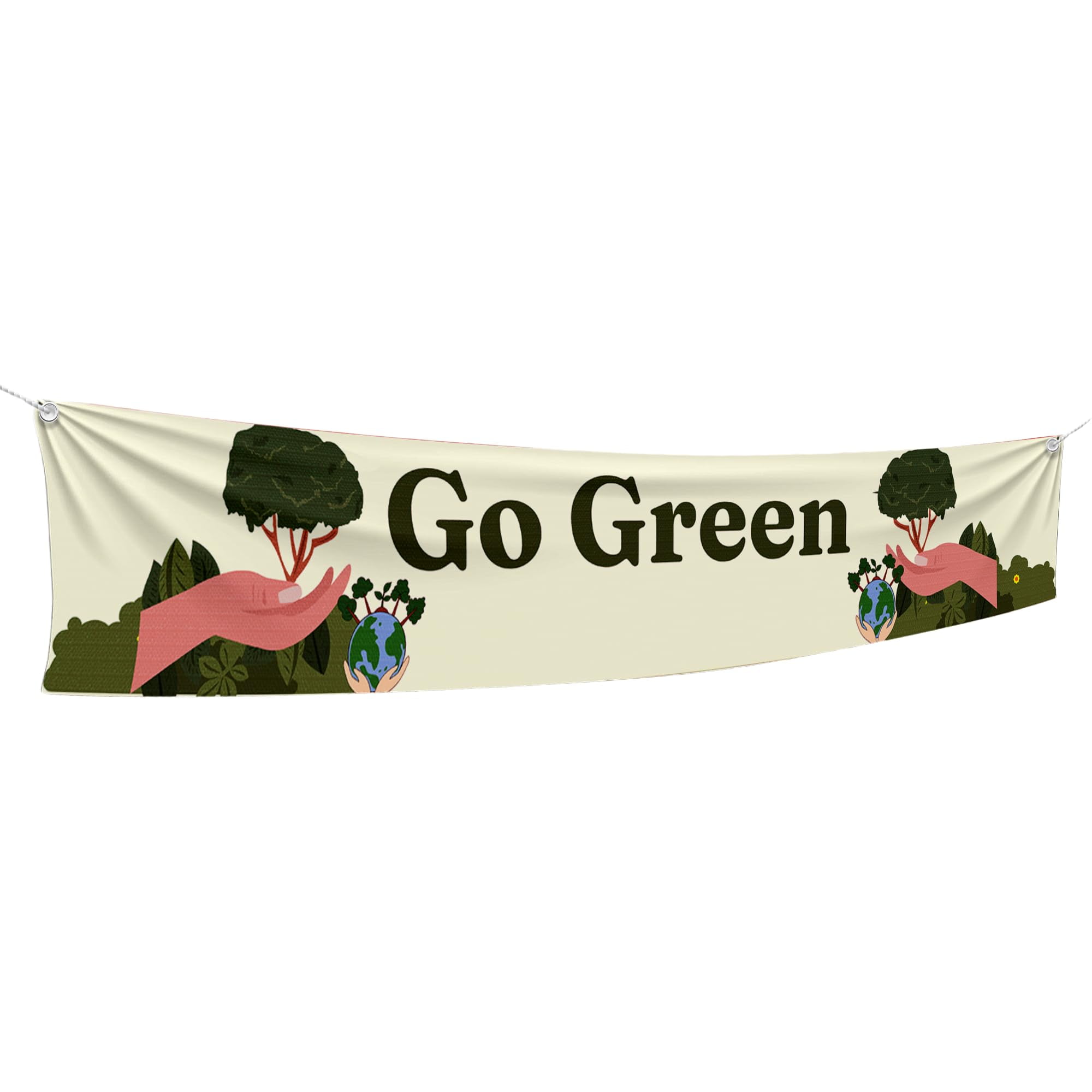 Go Green Large Banners and Signs for Outdoor by DreamController ...