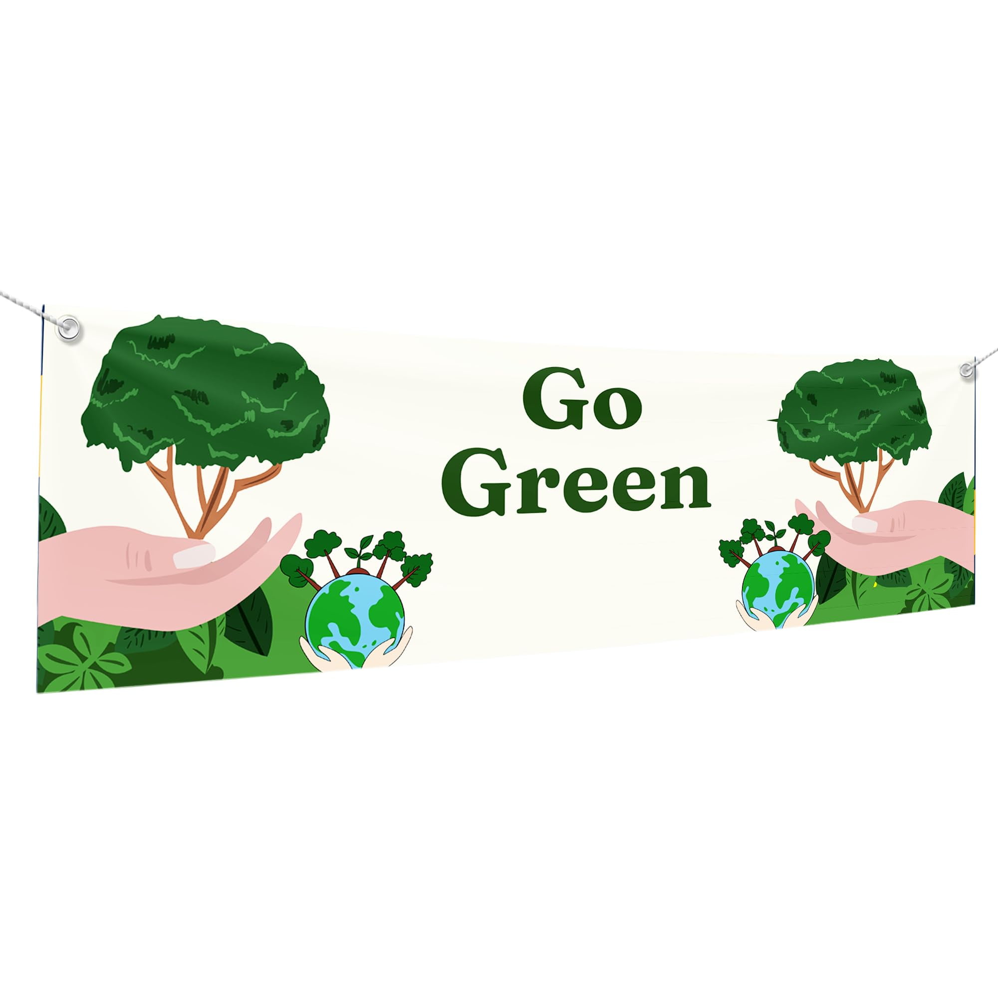 Go Green Large Banners and Signs for Outdoor by DreamController ...