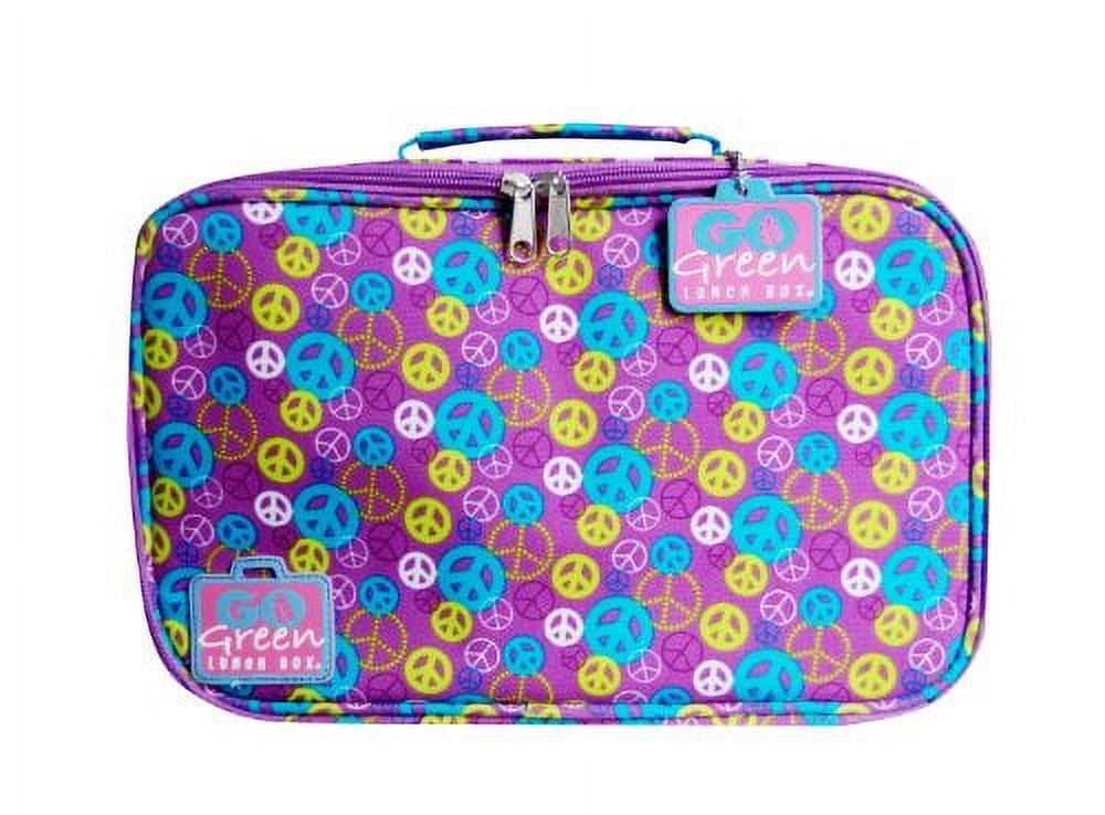 Go Green Lunch Box Set • 5 Compartment Leak-Proof Lunch Box • Insulated ...