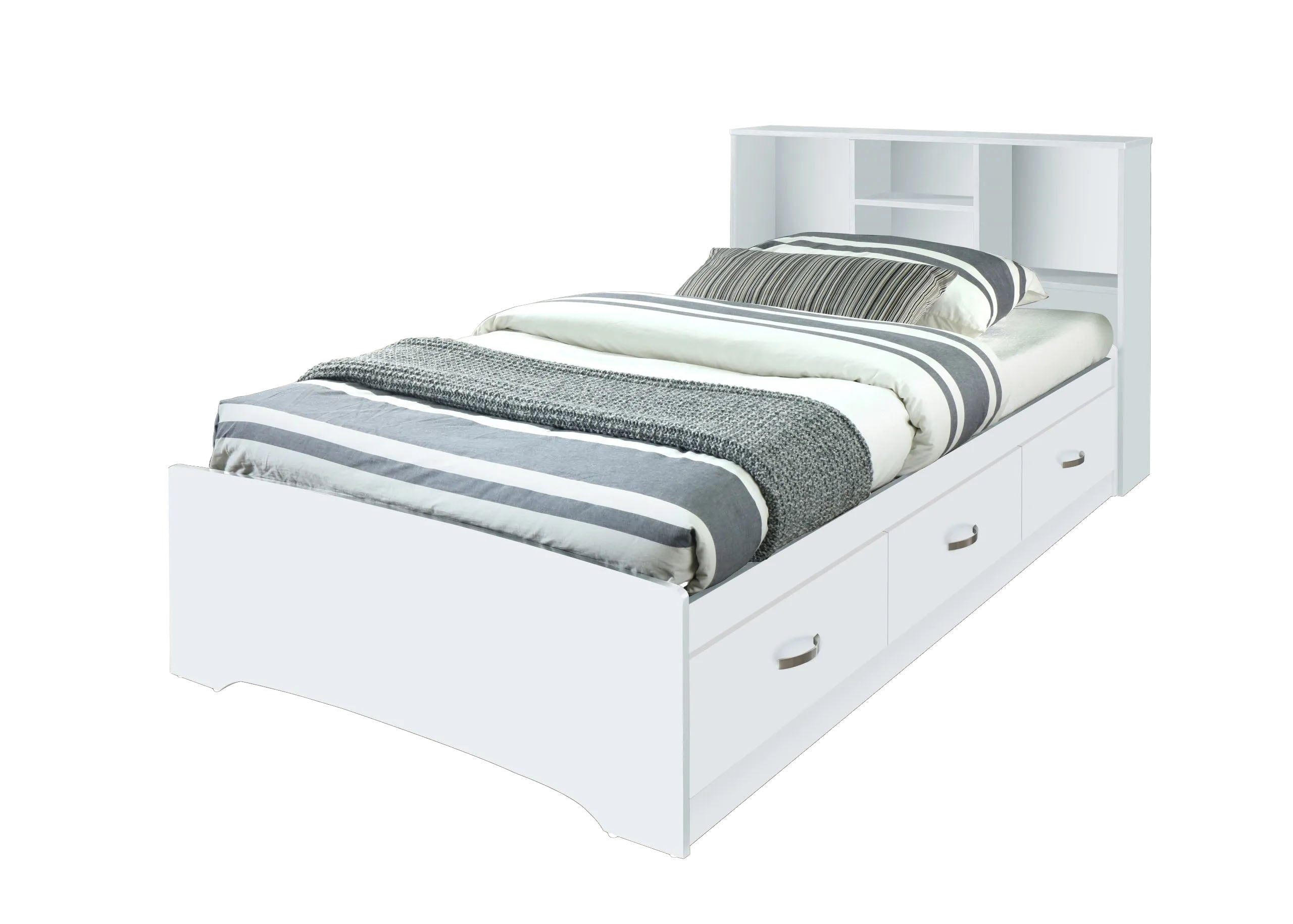 Go Green Woods Full Size Platform Captain Bed - Walmart.com