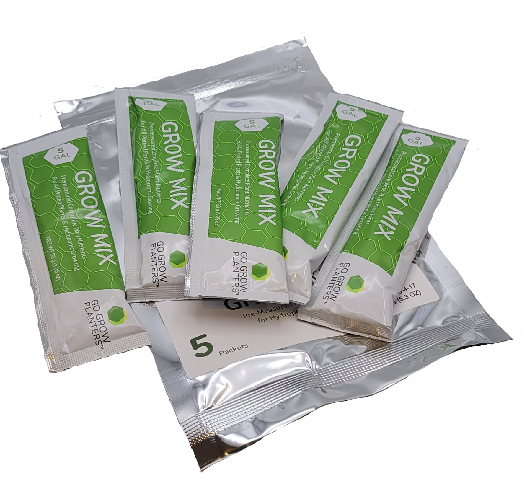 GOGROW PLANTERS Hydroponic Nutrients, 15-4-17 Formula, 25 Gallons, All ...