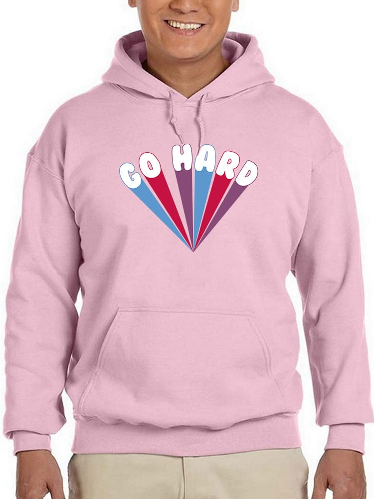 Go Hard Hoodie Men -Smartprints Designs, Male Large - Walmart.com