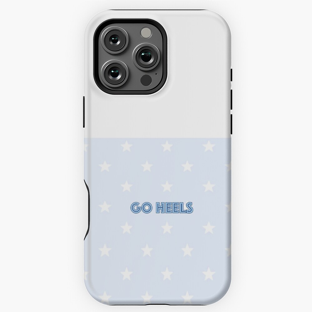 Go Heels on Stars UNC Tar Heels Fan Phone Case for iPhone 16 15 14 13 ...