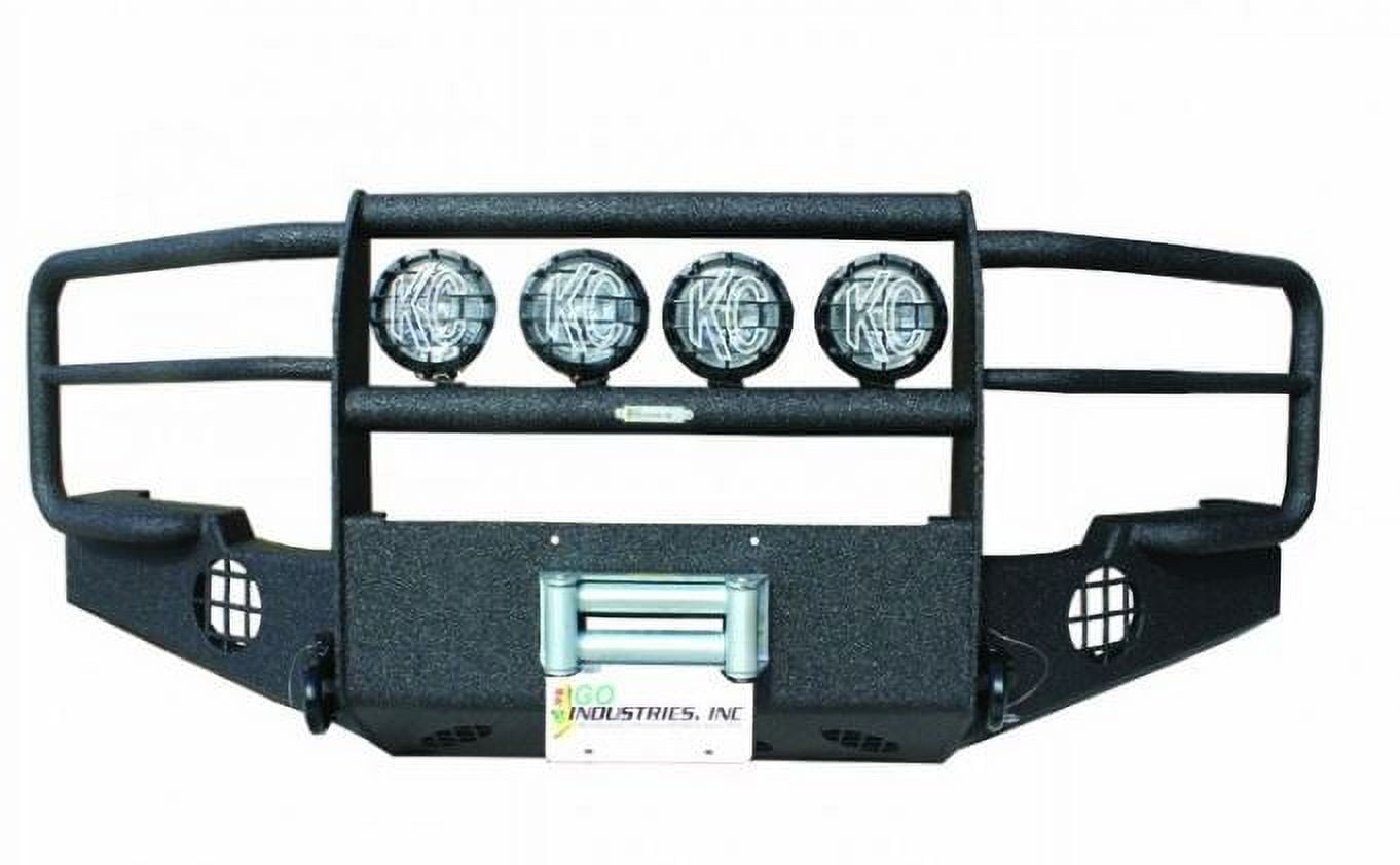 Go Industries 58647W Black Powder Coated Steel Bumper - Walmart.com