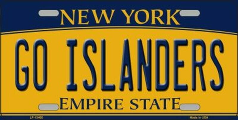 Go Islanders Vanity Metal License Plate Tag Sign - Aluminum ( 12 inch x ...