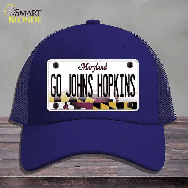 Go Johns Hopkins Novelty License Plate Hat Mesh Royal Blue - Walmart.com