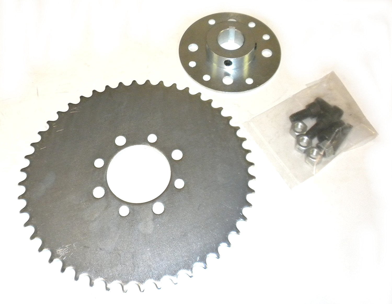 Go Kart 48 Tooth Sprocket For 41 Chain And Hub For 1 Axle