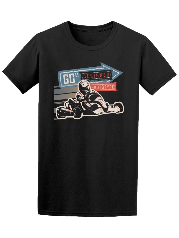 Go-Karter Modified Road Sign T-Shirt Men -Image by Shutterstock, Male ...