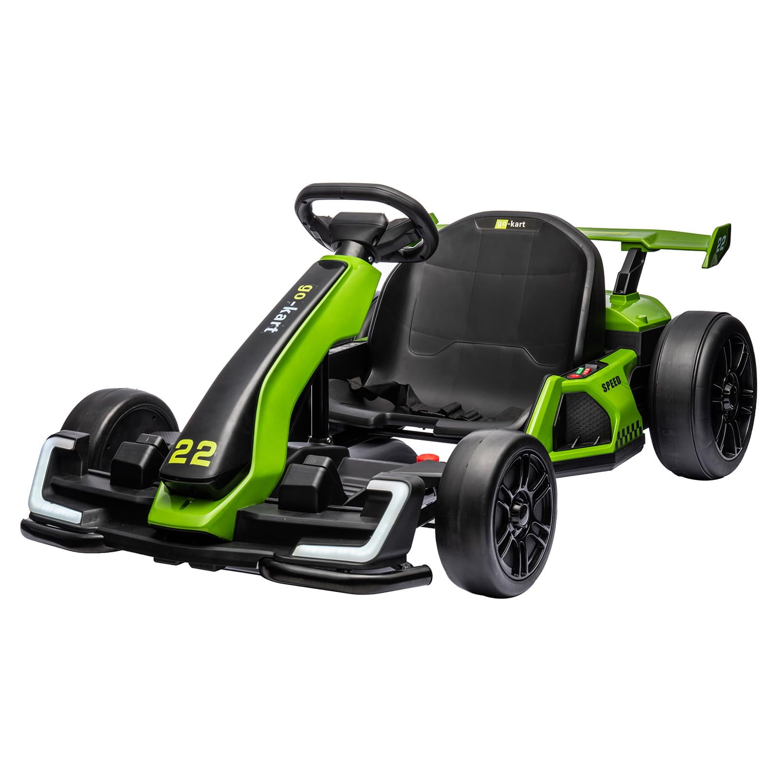 Go Karts for Kids,24V Electric Go Kart with 2 * 150W Powerful Motors ...