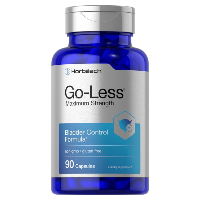 Horbaach Go Less Bladder Control Supplement | 90 Capsules | Healthy ...