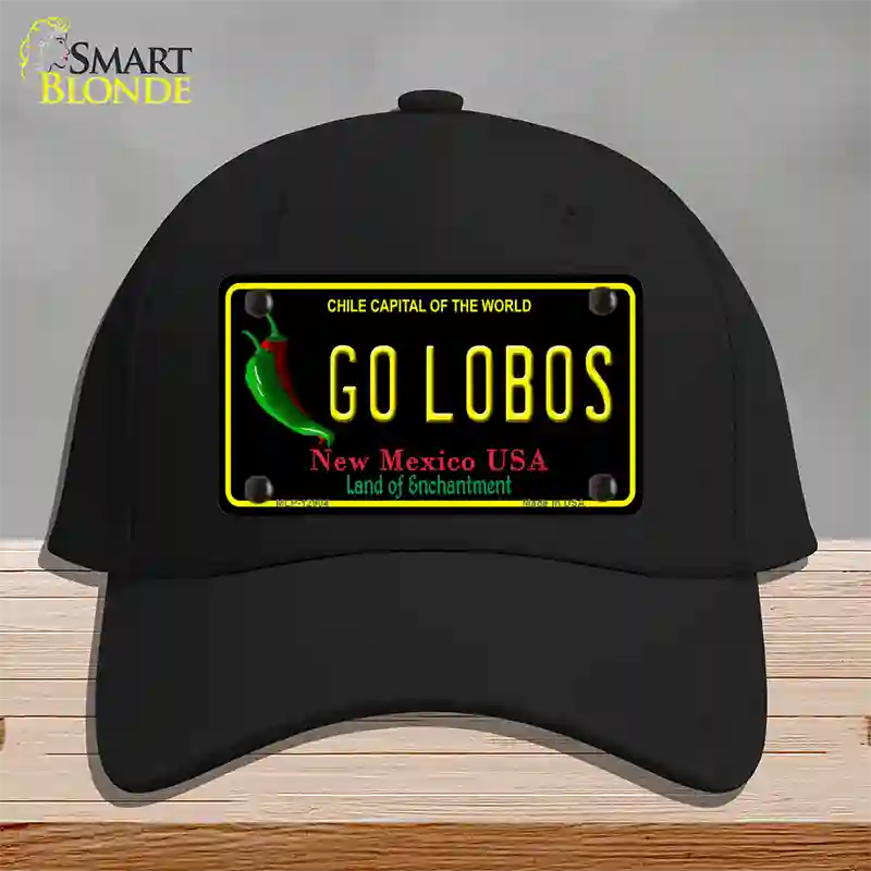 Go Lobos Novelty License Plate Hat Cotton Black - Walmart.com