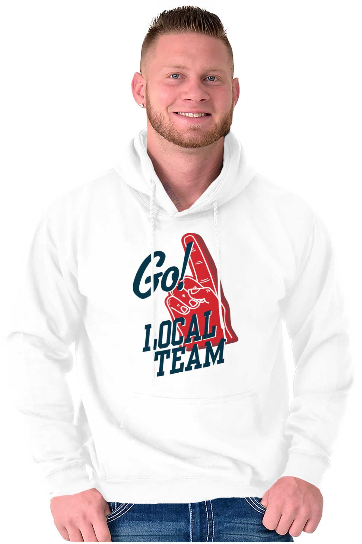 Go Local Sport Team Number 1 Fan Sign Unisex Plus Size Hoodie Brisco ...