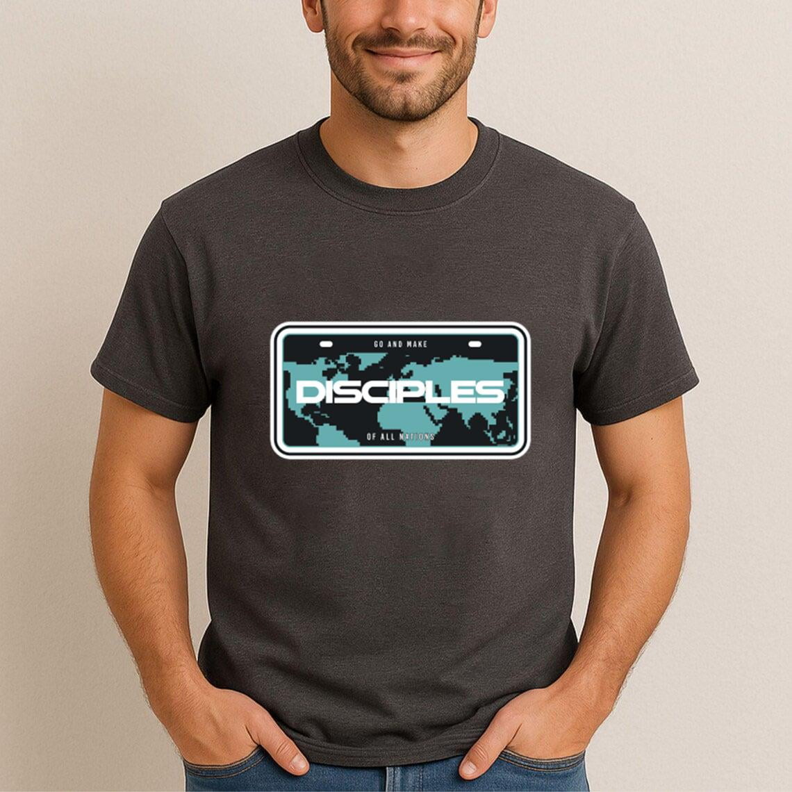 Go Make Disciples T-shirt with Christian Mission and Bold Faith Message ...