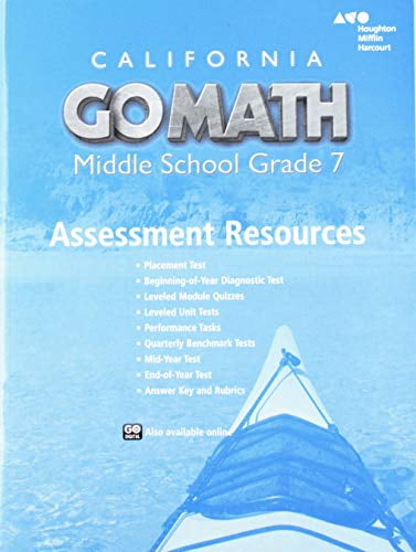 Pre-Owned Go Math! California, Grade 7: Assessment Resource With ...