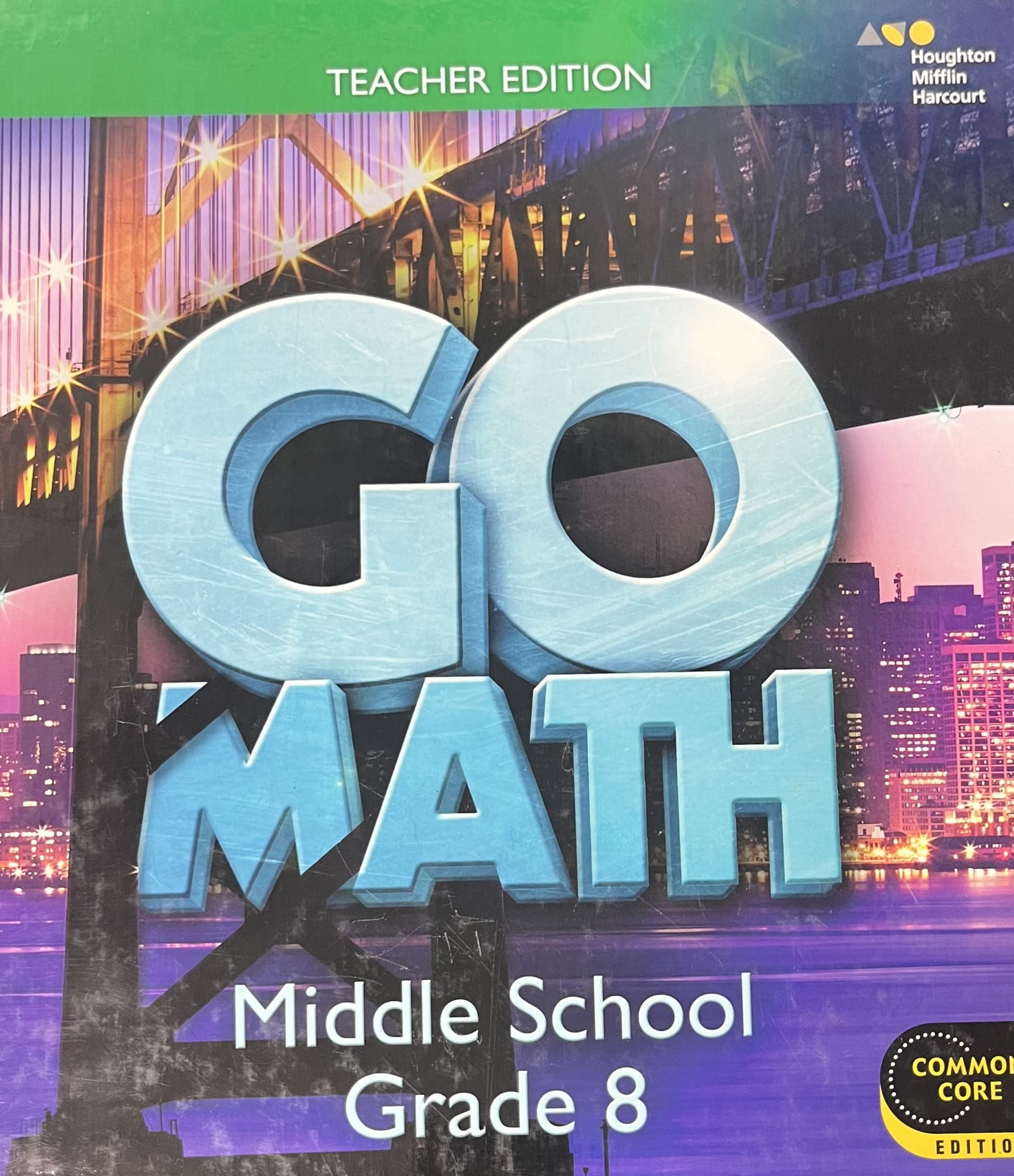 Pre-Owned Go Math Teacher Edition Grade 8 2014 9780544065512 0544065514 ...