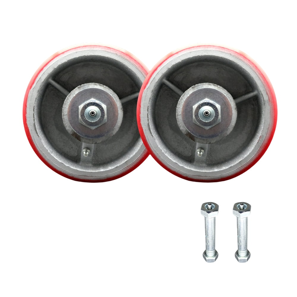 Go Mini Portable Storage Container Replacement Wheel Set with Zerk Axle ...