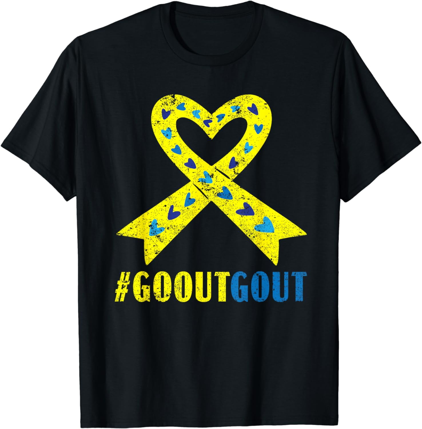 Go Out Gout Warrior Podagra Gout Awareness Disease Arthritis T-Shirt ...