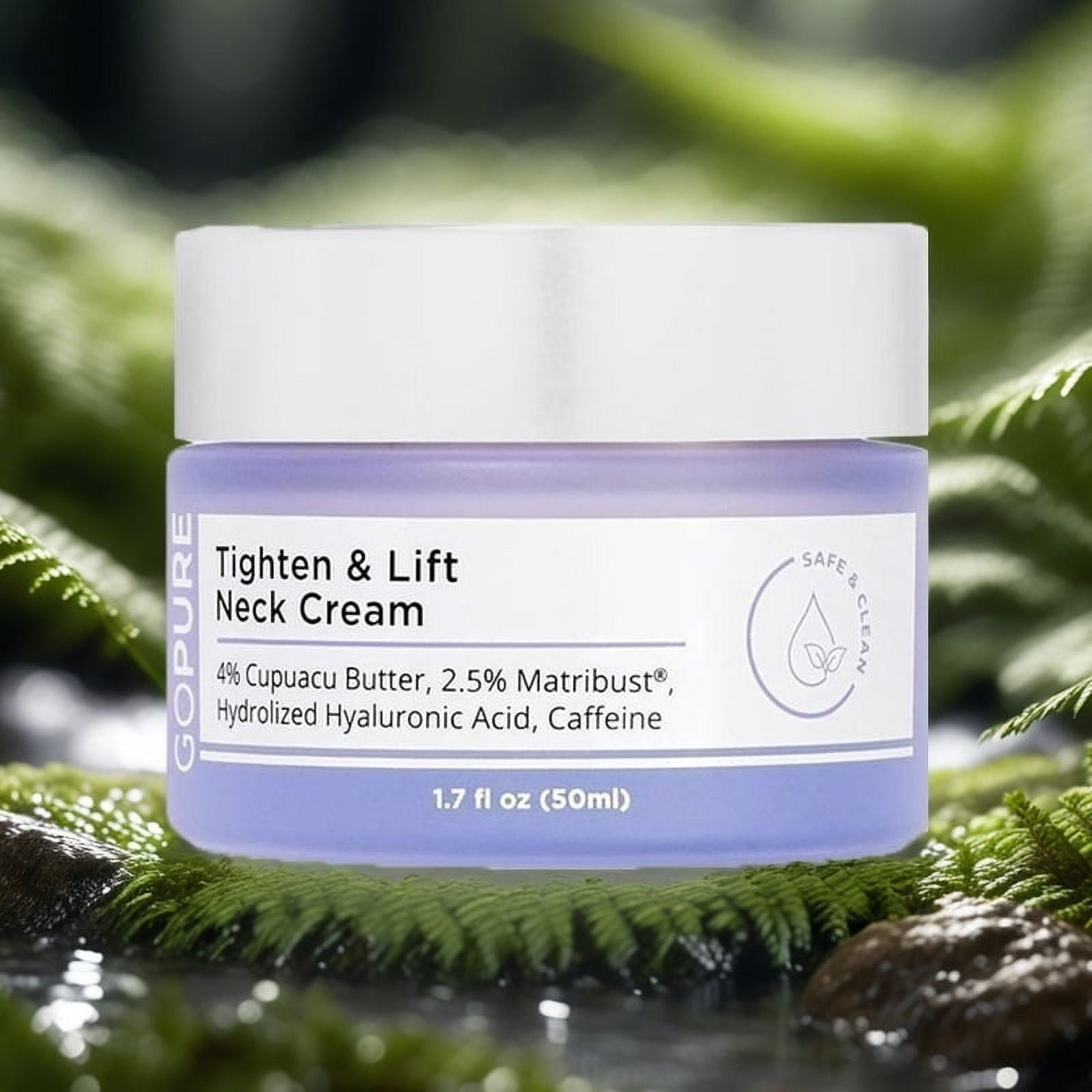 Go PUR Neck Firming Cream - Anti-Aging Neck Cream for Tightening and ...