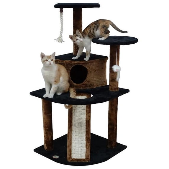 Go Pet Club F713 47 in. Kitten Cat Tree - Walmart.com
