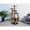 Go Pet Club 61" Cat Tree Brown/Black - Walmart.com