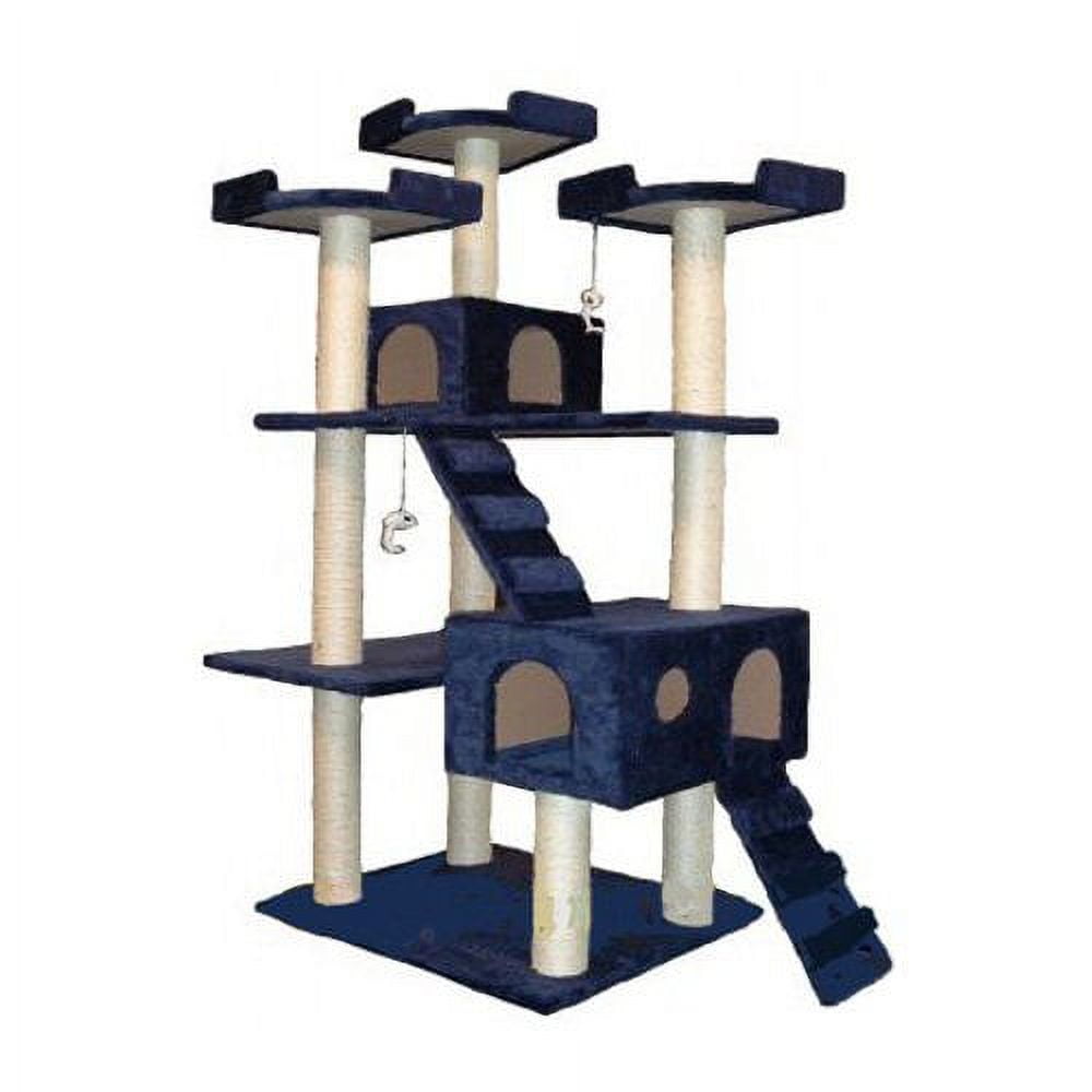 Go Pet Club Extra Large 72-in Cat Tree & Condo, Scratching Post Tower ...
