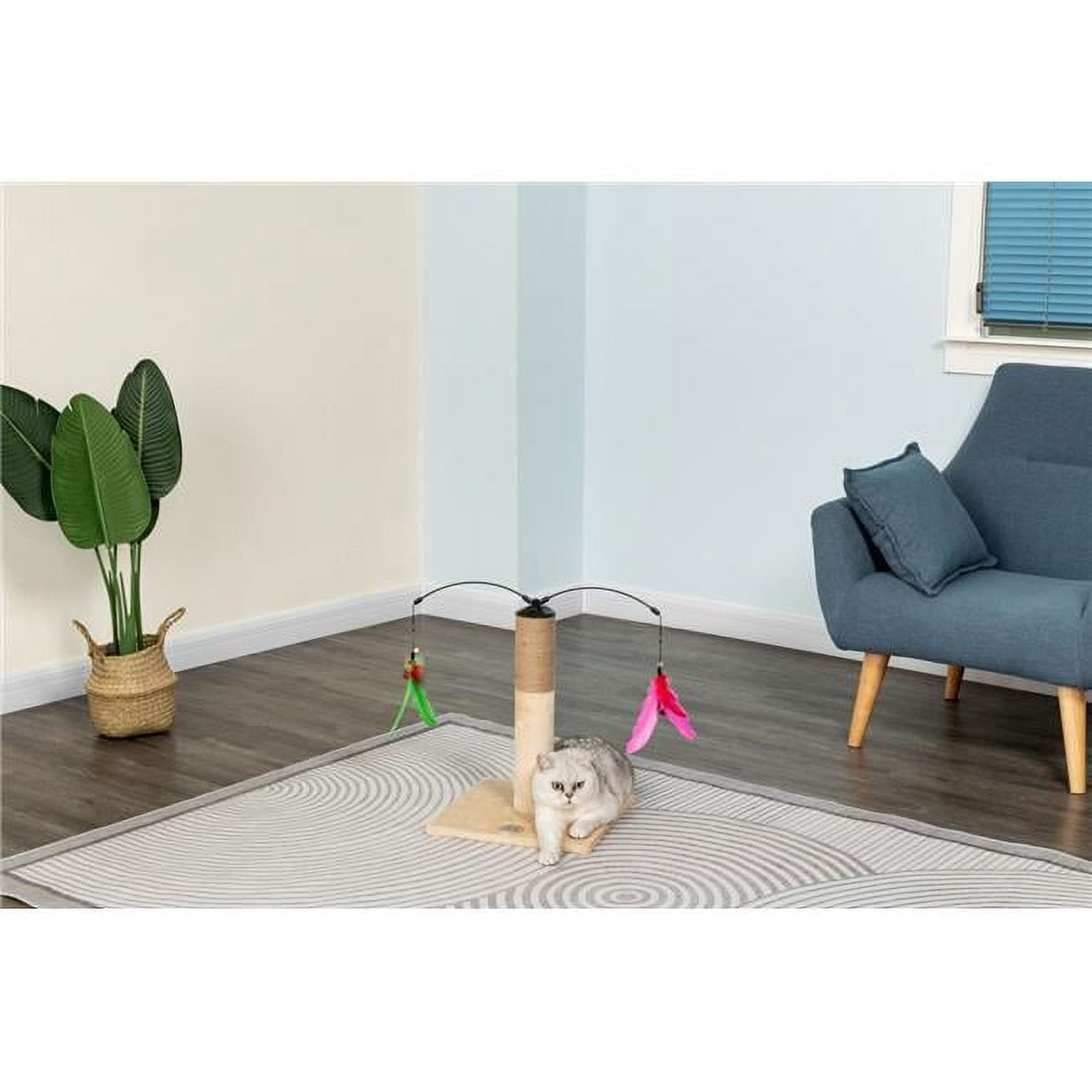 Go Pet Club FS811 Everyday Value 19in Scratching Post with Interactive ...