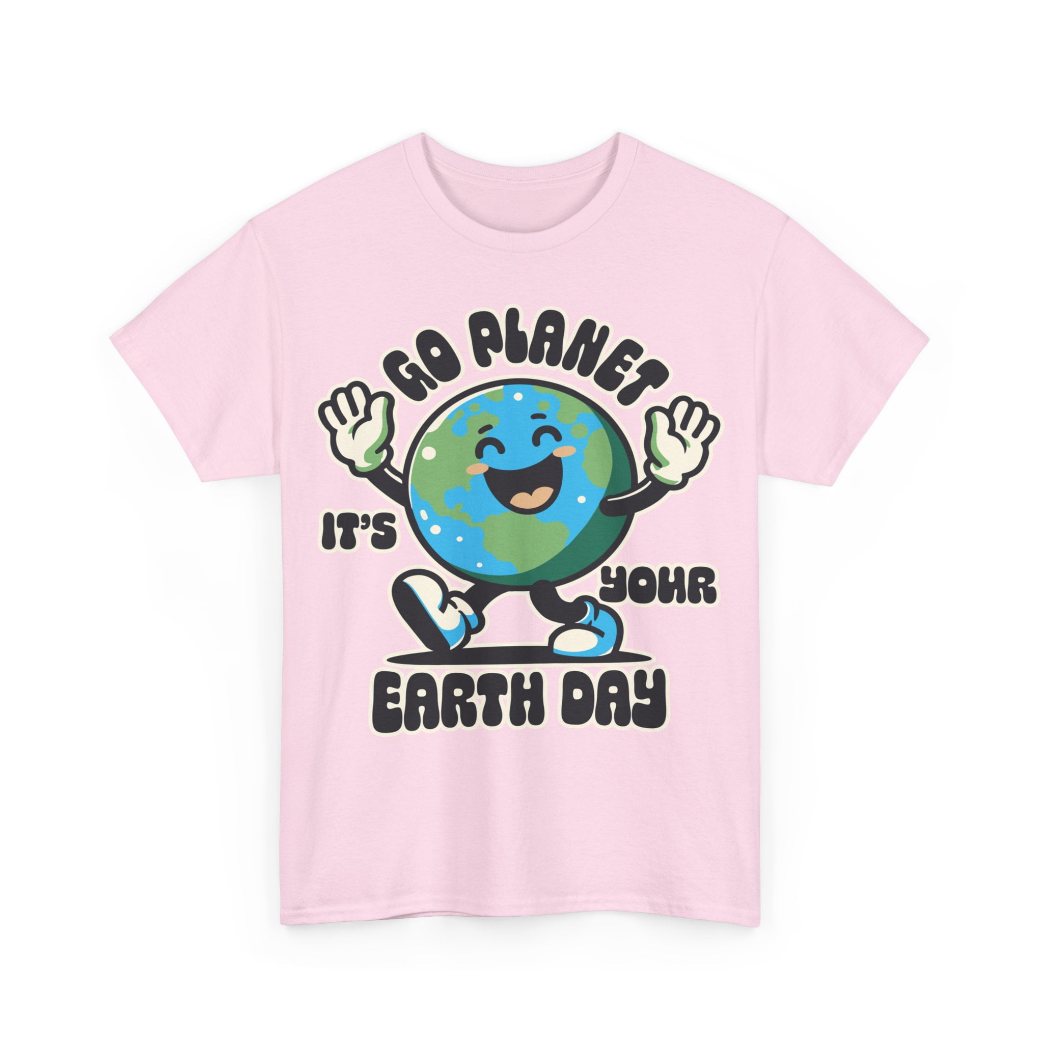 Go Planet It's Your Earth Day 2024 Funny Retro Unisex Heavy Cotton T ...